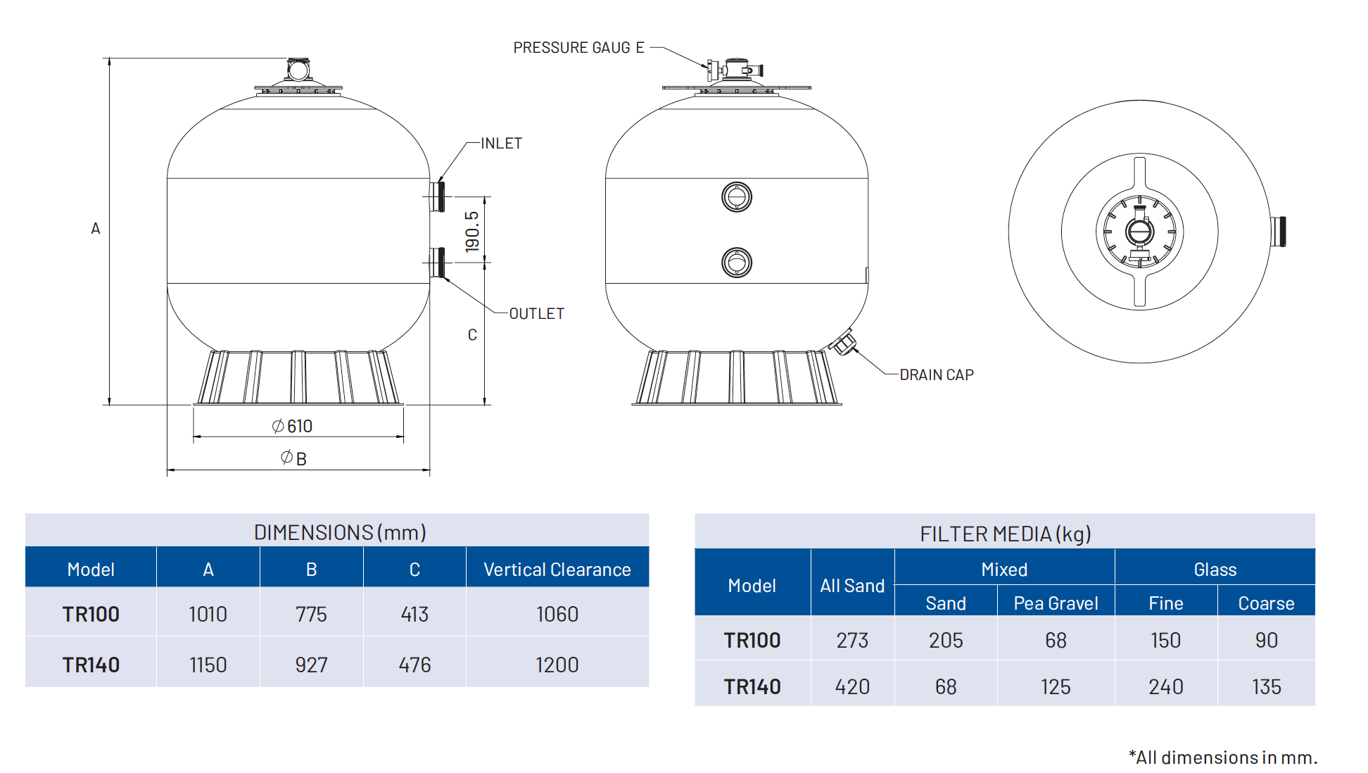 Pentair Triton TR140 - Tan Sand Filter, Shop Now - Best Prices!