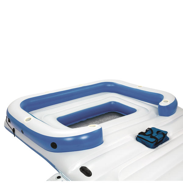 Bestway Inflatable Island Raft - Tropical Breeze - with Removable Drink ...