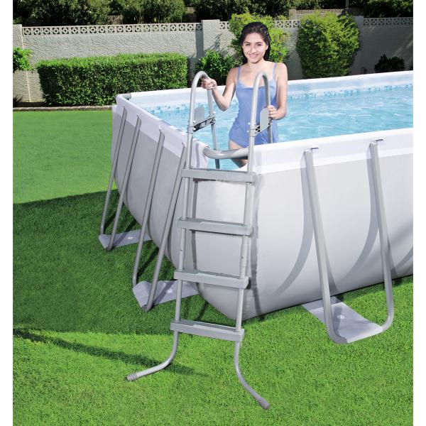 Bestway 5.49m x 2.74m x 1.22m Power Steel Frame Pool with 1500gal Cartridge Filter Pump - 56467