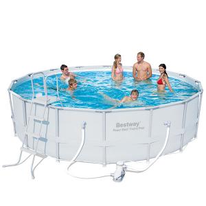 Bestway 16'x48" (4.88m x 1.22m) Power Steel Frame Pool Set with ...